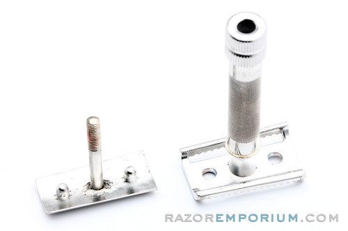 1960's Coles Slant DE Safety Razor Nickel Revamp – Razor Emporium