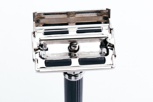 1982 Gillette Super Adjustable "Black Beauty" Safety Razor Factory C4 ...