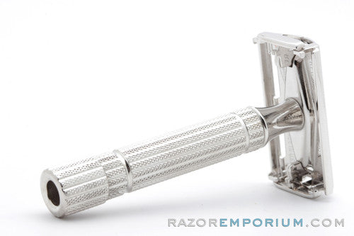 1955 A2 Gillette President Safety Razor | Factory Nickel Revamp – Razor ...