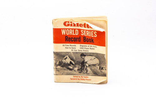 Vintage Gillette World Series Record Book – Razor Emporium