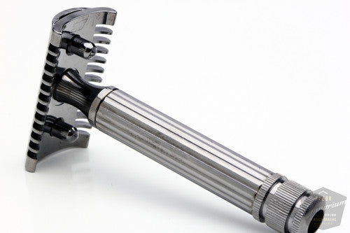 Fatip Black Nickel Grande Open Comb | Double Edge Safety Razor – Razor ...