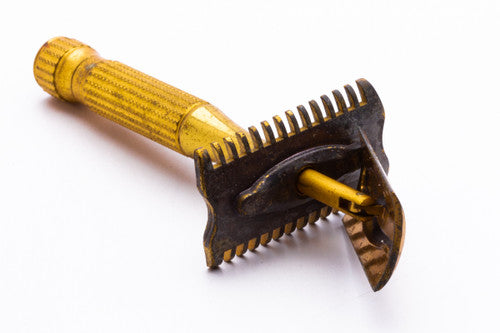 1930's Segal Gold One Piece TTO Safety Razor with Box – Razor Emporium