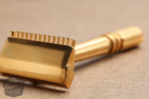 Gem 1930's Micromatic TTO Single Edge Safety Razor * Revamped - 24K Go ...