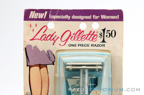 1962 Gillette Blue Star Lady Gillette NOS - New Old Stock H4 – Razor ...