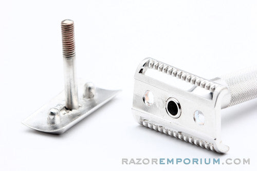 1960's Coles Slant DE Safety Razor Nickel Revamp – Razor Emporium