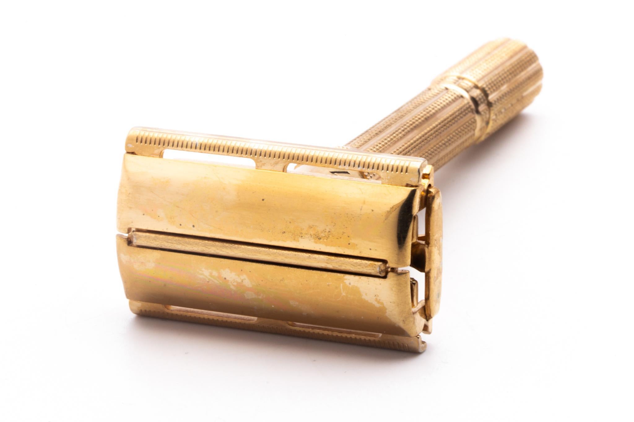 1965 K3 Gillette Gold Slim Adjustable Double Edge Safety Razor | Origi ...