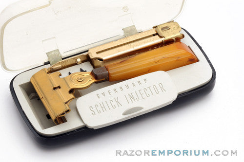 1950's Eversharp Schick Injector Safety Hydromatic Razor Set – Razor ...