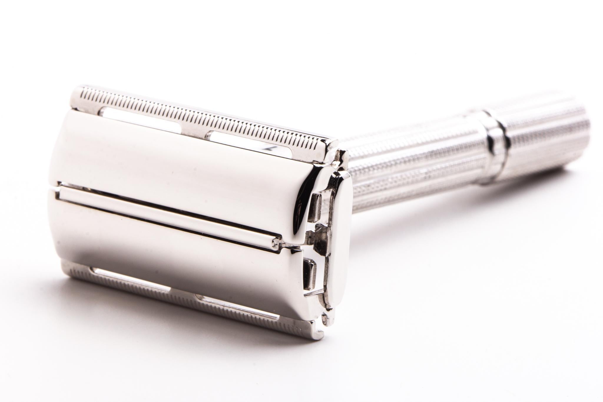 1963 I1 Gillette Slim Adjustable Double Edge Safety Razor | Rhodium Re ...