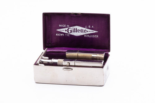 1920 Gillette Single Ring Double Edge Safety Razor Set Original – Razor ...