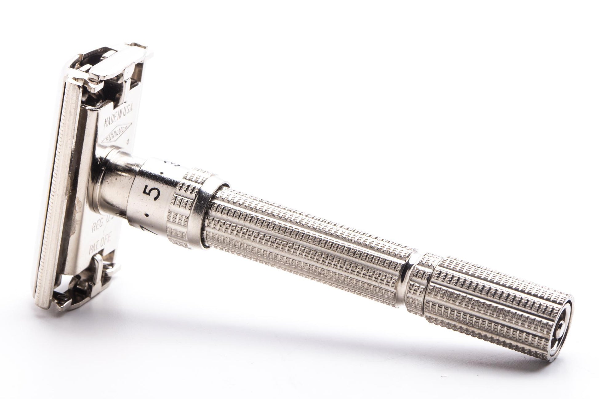 1965 K4 Gillette Slim Adjustable DE Safety Razor | Original Condition ...