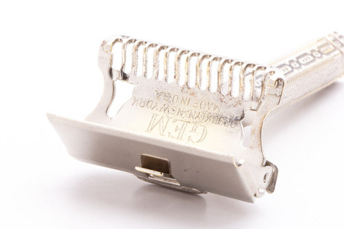 1920s Gem Single Edge Safety Razor Original Nickel – Razor Emporium