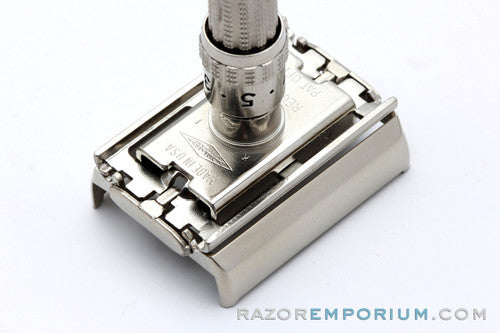1965 Gillette Slim Adjustable Safety Razor K1 | Factory Nickel Revamp ...