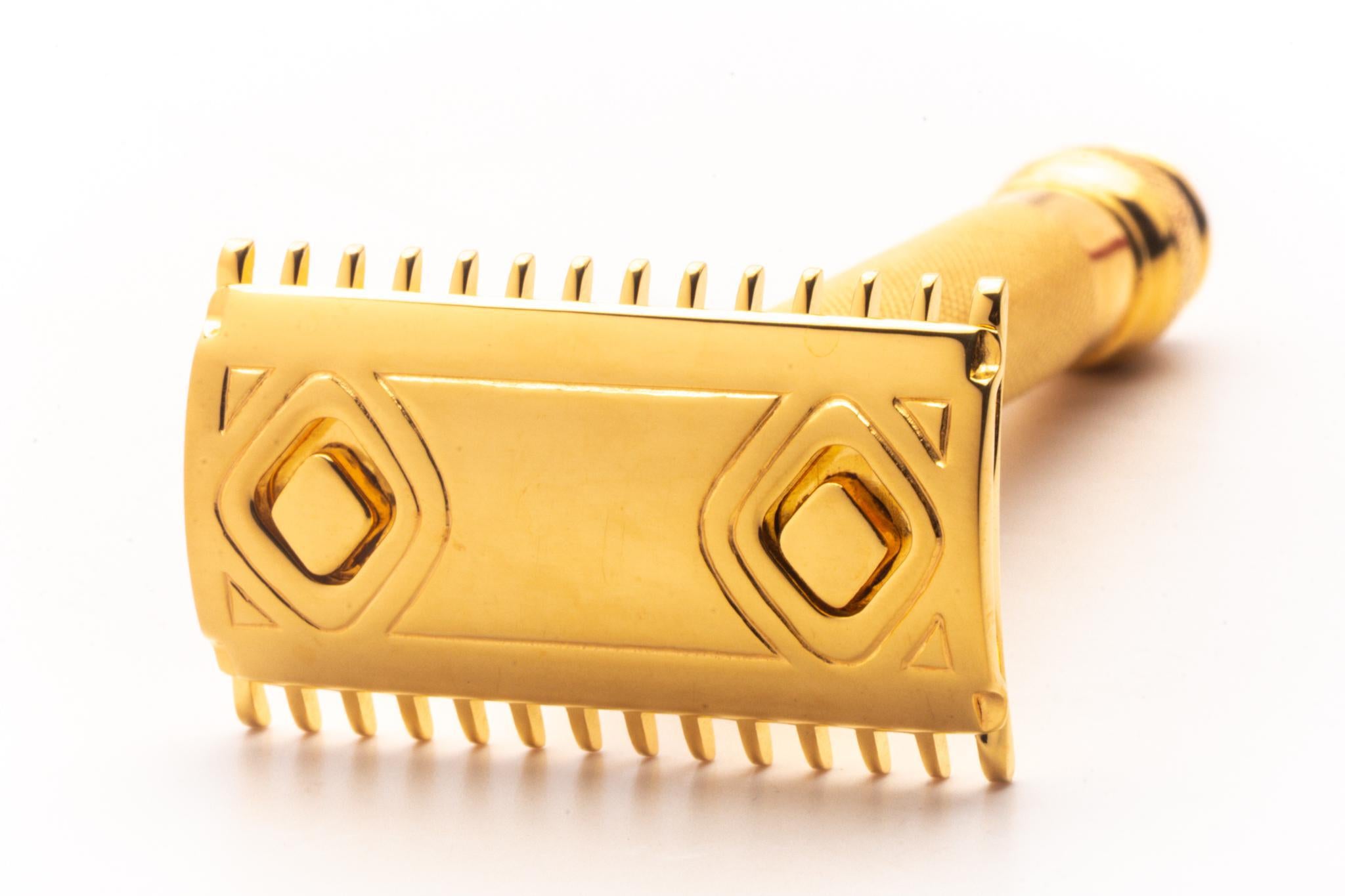 1930's Gillette Goodwill Double Edge Safety Razor| 24k Gold Revamp ...
