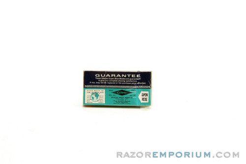 Gillette Super Blue Double Edge (6) - Razor Blade Dispenser – Razor ...