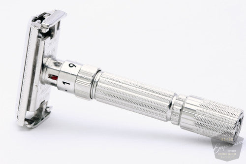 Gillette 1959 E2 Fatboy Adjustable Double Edge Razor | Rhodium Revamp ...