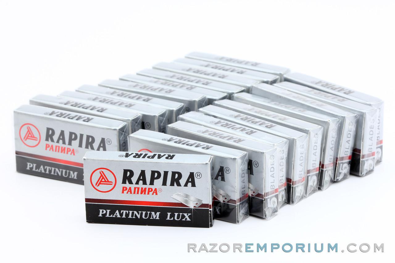 Rapira Platinum Lux Russian Double Edge (DE) Blades – Razor Emporium
