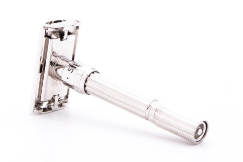 1967 Gillette M4 Slim Adjustable Safety Razor Rhodium Revamp – Razor ...