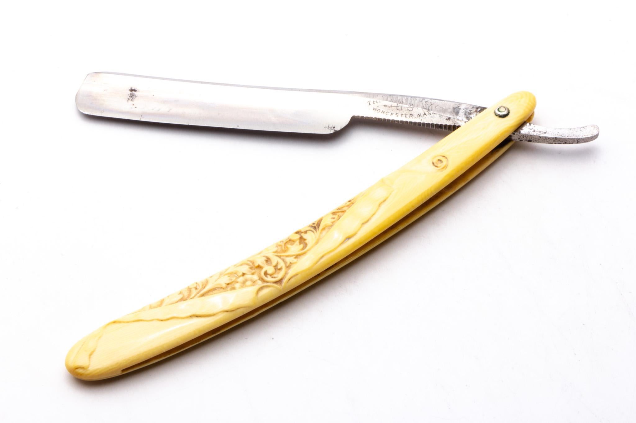 5/8" J.R. Torrey Classics on Clearance Straight Razor With Cream Scale ...