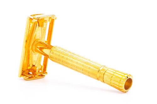 1980 A1 Gillette Flare Tip DE Safety Razor | 24K Gold Revamp – Razor ...