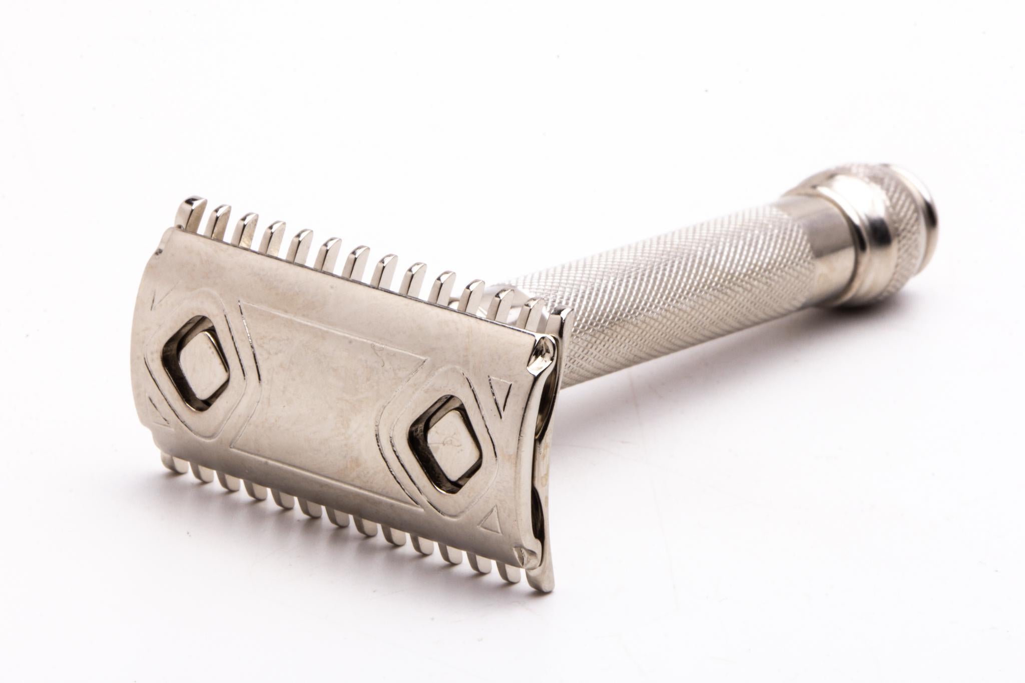 1930's Gillette Goodwill Ball End Replica Handle Double Edge Safety Ra ...