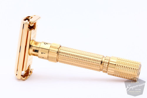 Gillette 1960 Executive Fatboy | 24K Gold Revamp – Razor Emporium