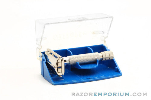 1950's Gillette British HD Double Ring 500 Rocket Safety Razor ONLY ...