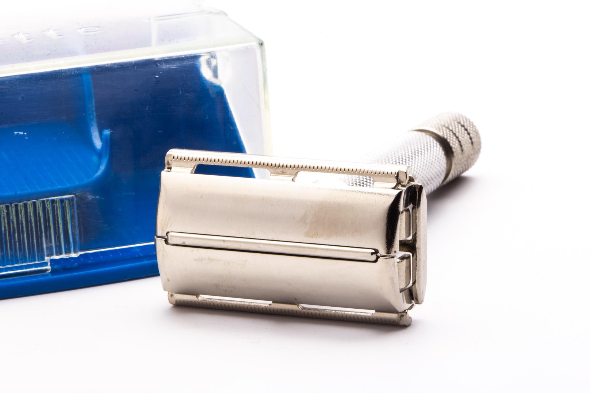 1950's Gillette British Rocket Double Ring Safety Razor| Original Cond ...