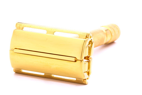 1941 Gillette Ranger Tech TTO DE Razor | 24K Gold Revamp – Razor Emporium