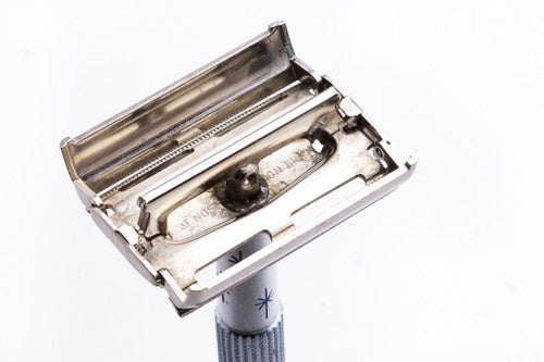 1971 Gillette Blue Star Lady Gillette Double Edge Safety Razor – Razor ...