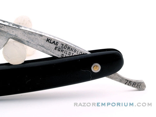 5/8'' Klas Tornblom Faux Frameback Straight Razor | Sweden – Razor Emporium
