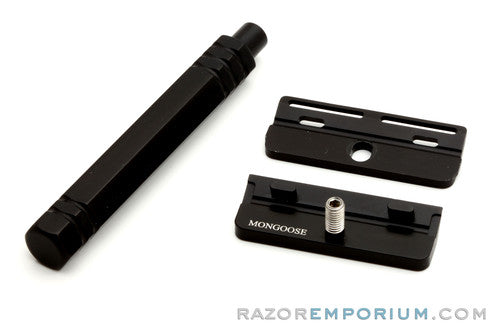 Mongoose Alumigoose Single Edge Razor Black – Razor Emporium