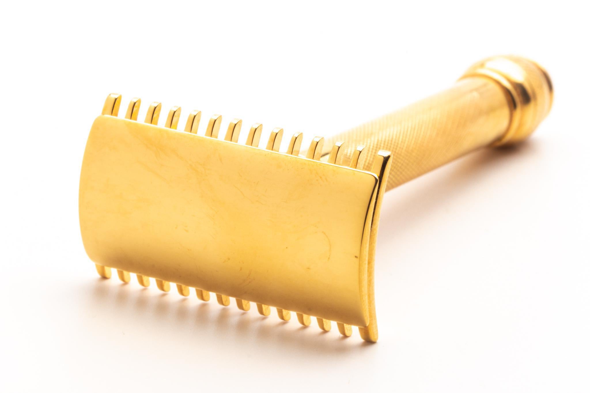 1920's Gillette Ball End Old Type Double Edge Safety Razor | 24k Gold ...
