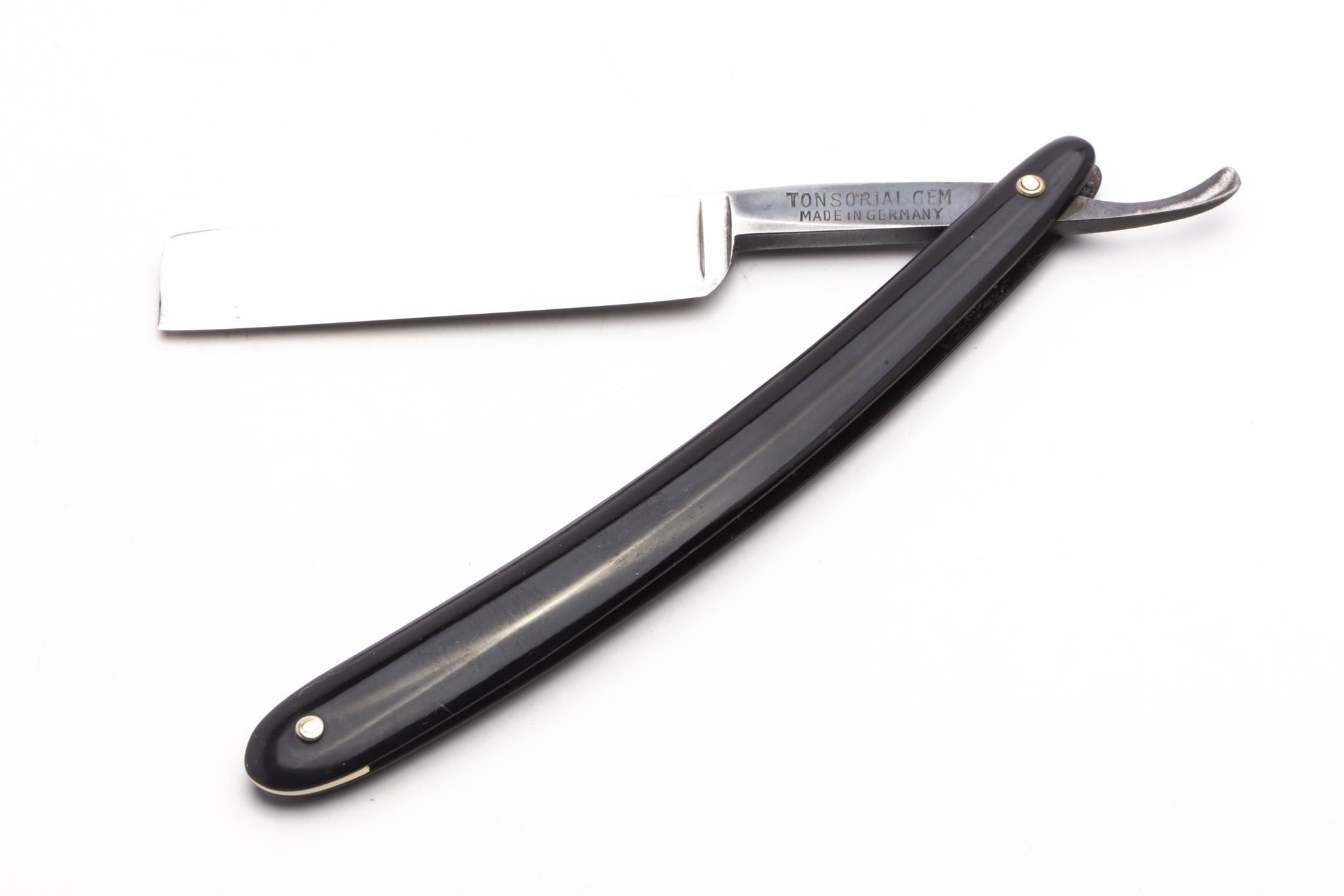 5/8" Vintage Restored American Point Tonsorial Gem Straight Razor ...