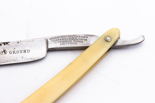 5/8" Geo Wostenholm & Son's Celebrated IXL Sheffield Straight Razor ...
