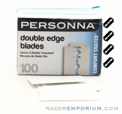 Personna Comfort Coated Double Edge (DE) Blades – Razor Emporium