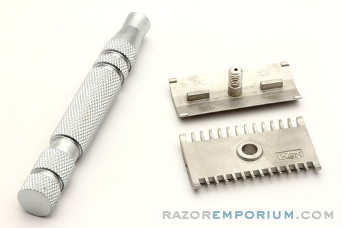 iKon Open Comb Stainless Steel Double Edge Razor – Razor Emporium