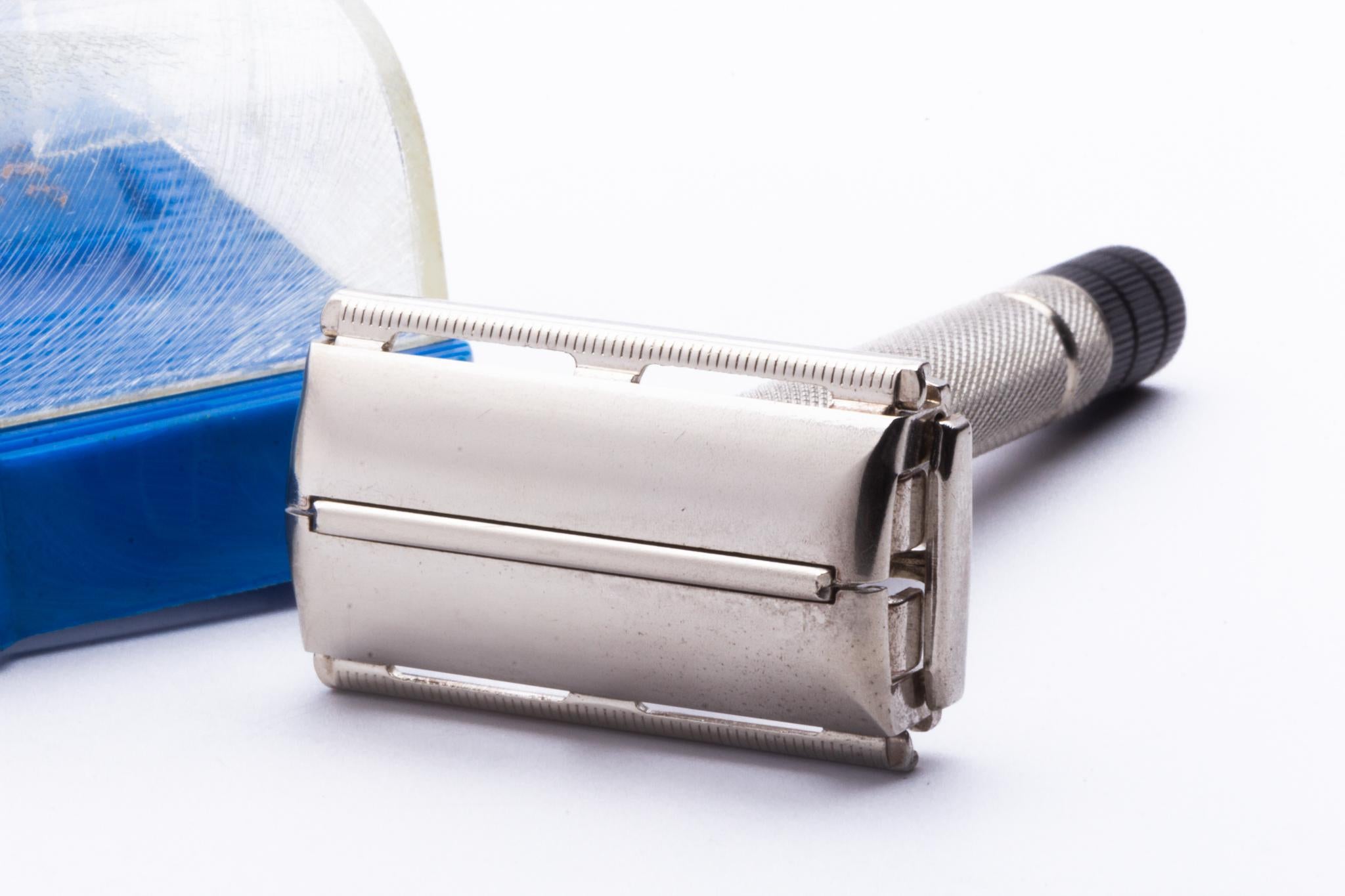 1952 X3 Gillette Black Tip Super Speed Safety Razor Set | Original Con ...