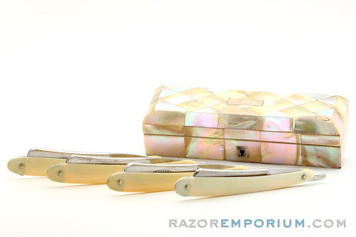 5/16 George Butler Complete Set Straight Razors (4) | William Shakespe ...