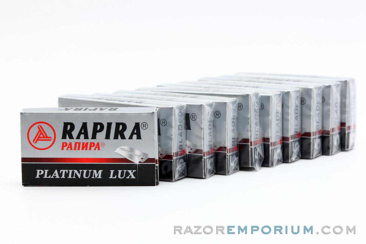 Rapira Platinum Lux Russian Double Edge (DE) Blades – Razor Emporium