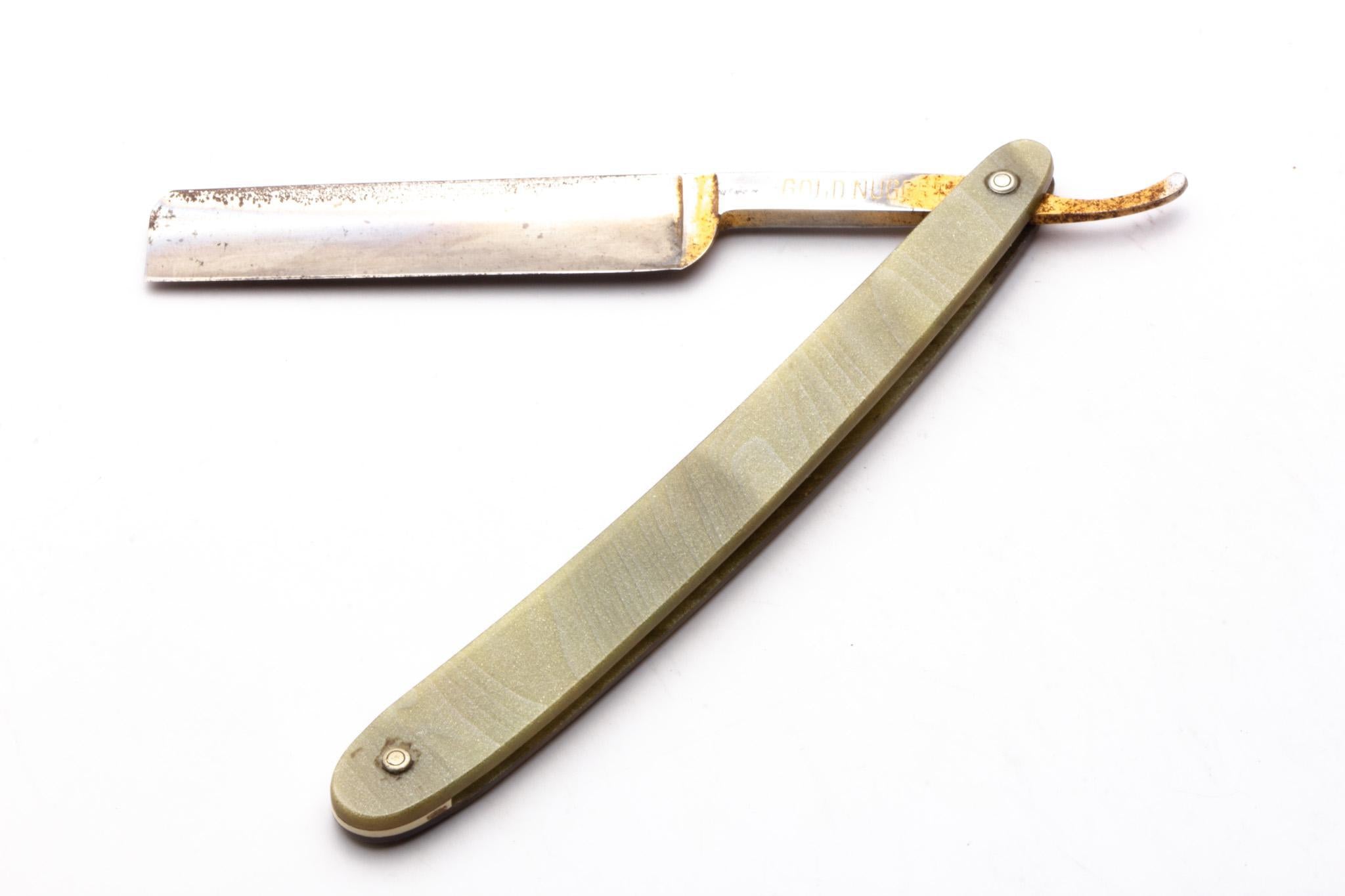 5/8" Gold Nugget W.R Case & Sons Classics on Clearance Straight Razor ...
