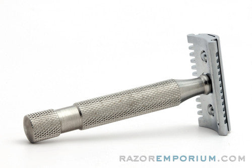 iKon Shavecraft 101 Stainless Steel Double Edge Razor – Razor Emporium