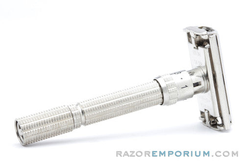 1967 Gillette Slim Adjustable DE Safety Razor M4 - Excellent – Razor ...