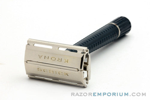 1970s Schick Krona Twist To Open Double Edge Safety Razor – Razor Emporium