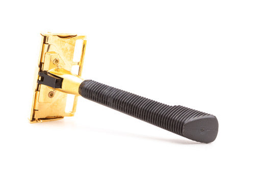 Gem Gold Push Button Single Edge Razor with Case – Razor Emporium