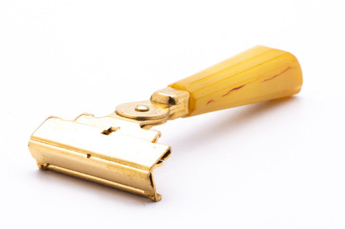 1940's Schick Gold Injector Bakelite Handle Set | Barnett Trucking Co ...