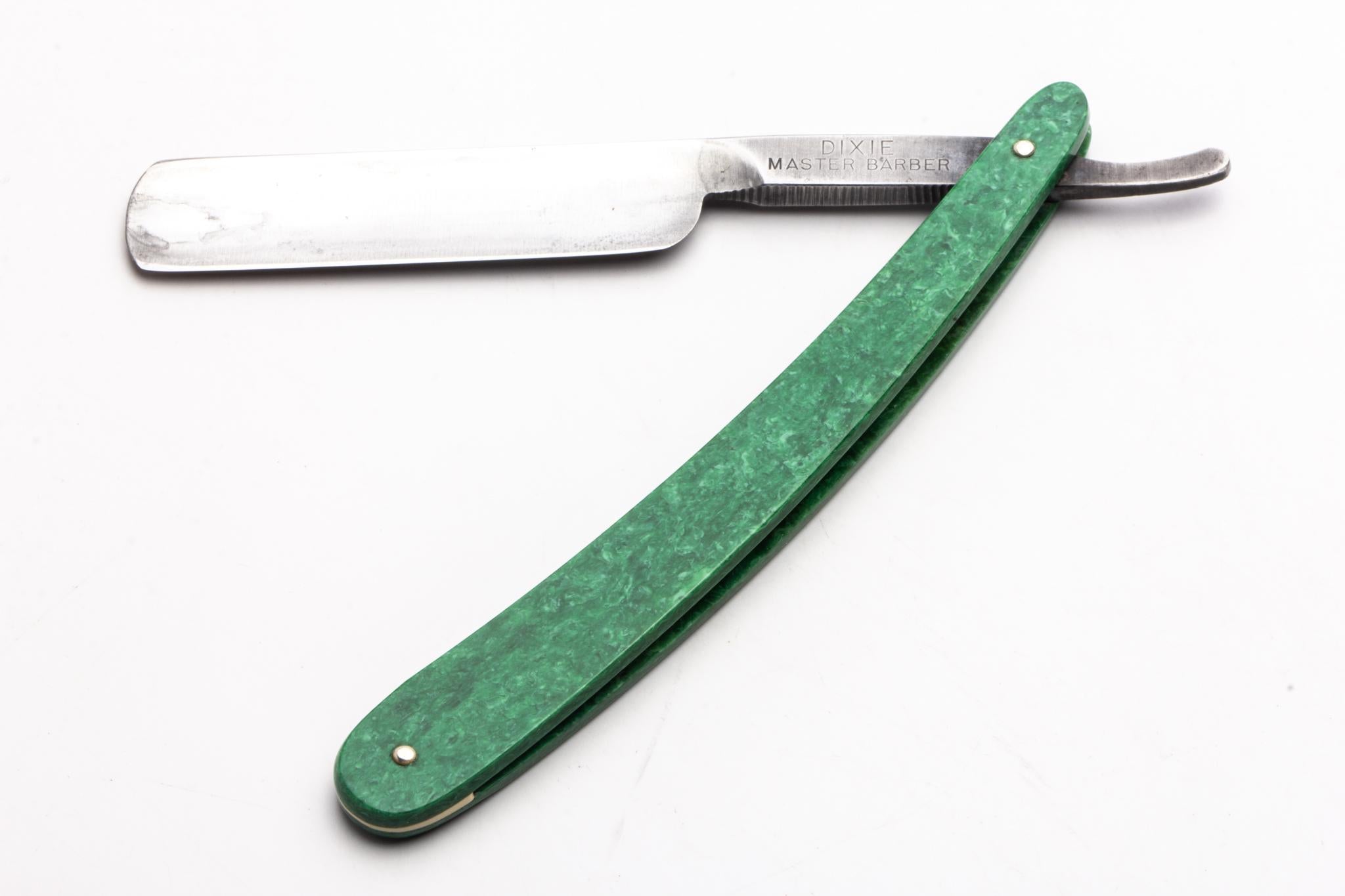5/8" Vintage Restored Round Tip Dixie "Master Barber" Straight Razor ...