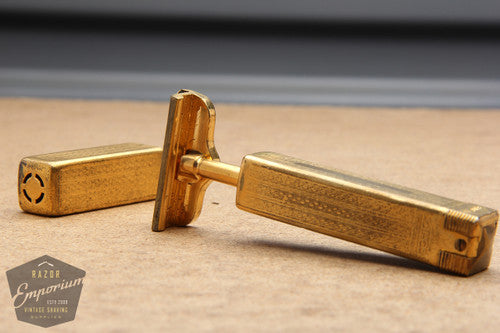 Schick 1930's Type B Gold Repeating Injector Razor – Razor Emporium