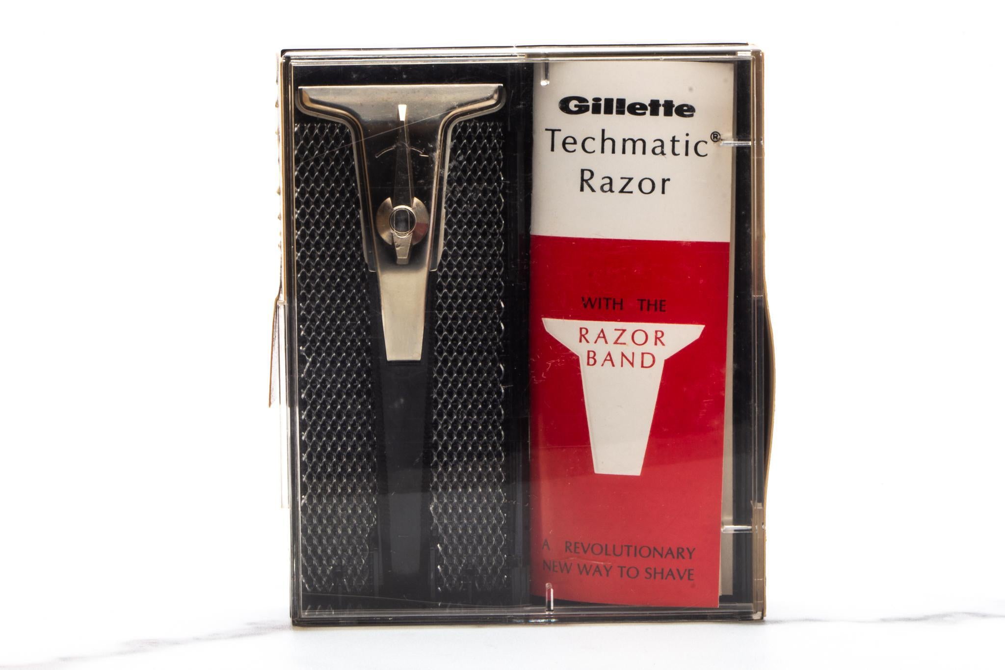 Gillette Techmatic Band Single Edge Razor Set | New Old Stock – Razor ...