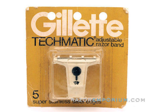 Gillette Techmatic Adjustable Band (5) - New Old Stock (NOS) – Razor ...