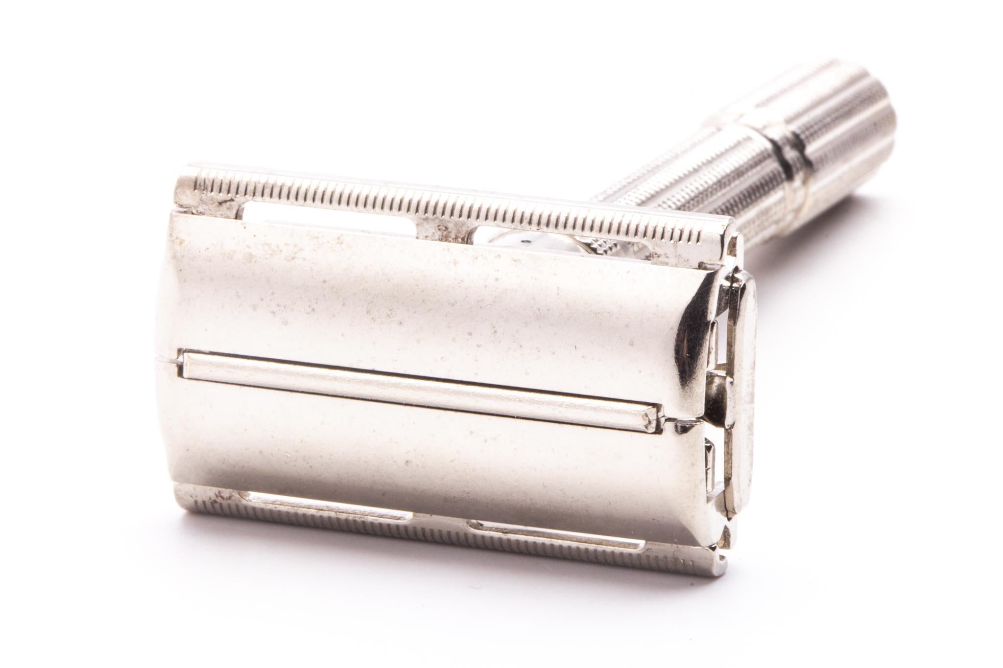 1962 H4 Gillette Slim Adjustable Double Edge Safety Razor | Original C ...